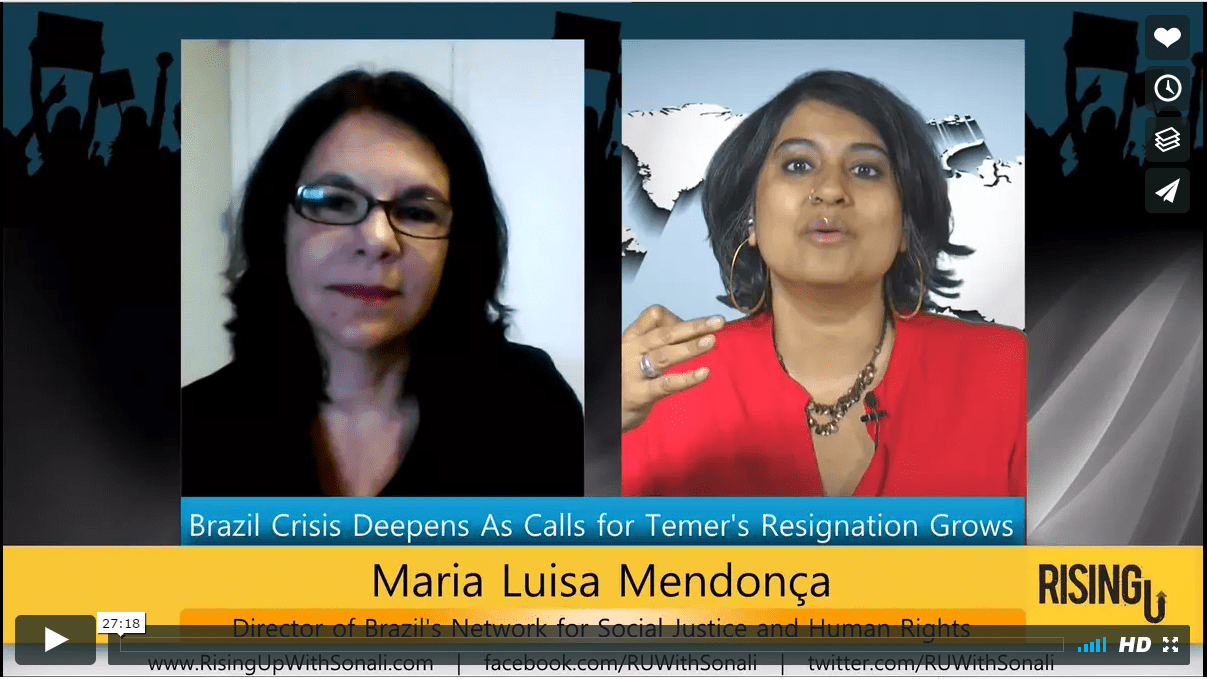 VIDEO: Maria Luisa Mendonça of Rede Social on Crisis & Organizing in ...